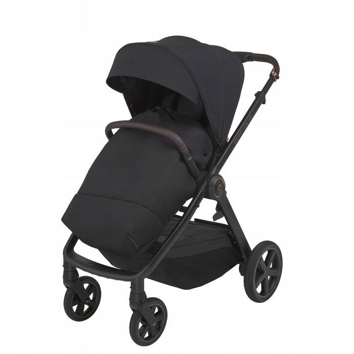 Wózek Espiro Only 2025 - 410 Stylish Black - 4w1 z Astrid i-Size + Baza Isofix - Smyk w Trasie